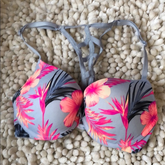 PINK Victoria's Secret | Intimates & Sleepwear | Flower Printed Bra ...